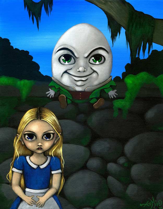 Alice And Humpty Dumpty By Jasmine Becket Griffith Alice And Humpty Dumpty By Jasmine Becket Griffith