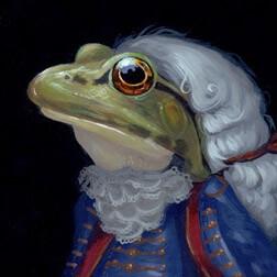 Canvas Cuties: The Frog Footman by Jasmine