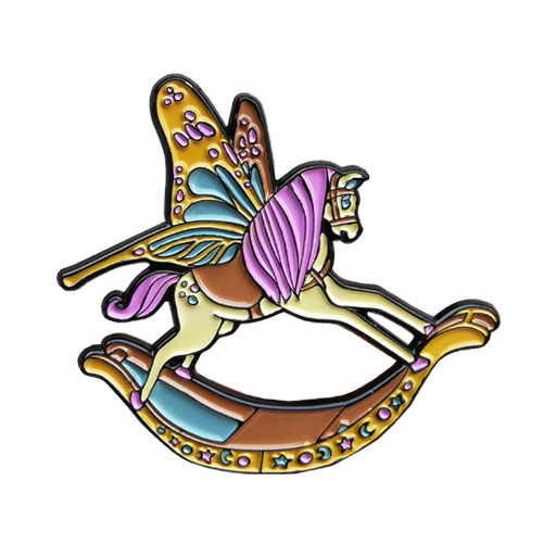 Rocking-Horse-Fly Collectible Enamel Pin