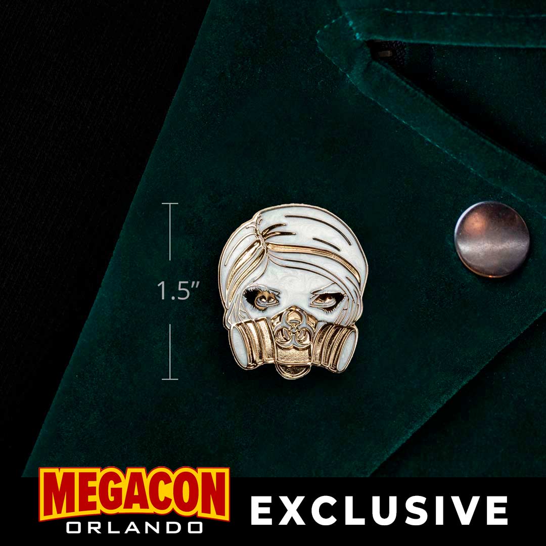 Biohazard in Gold Collectible Enamel Pin