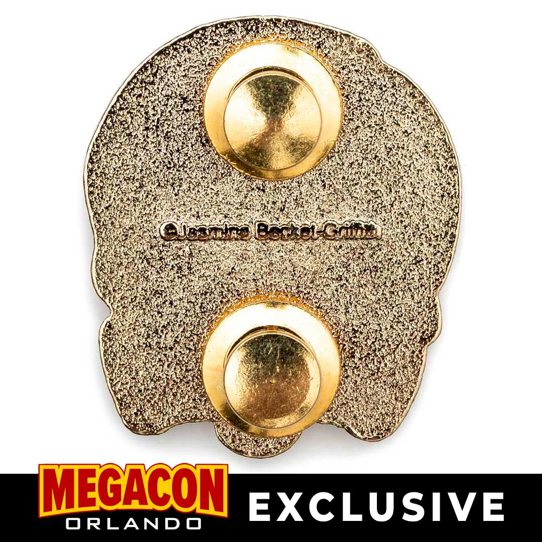Biohazard in Gold Collectible Enamel Pin