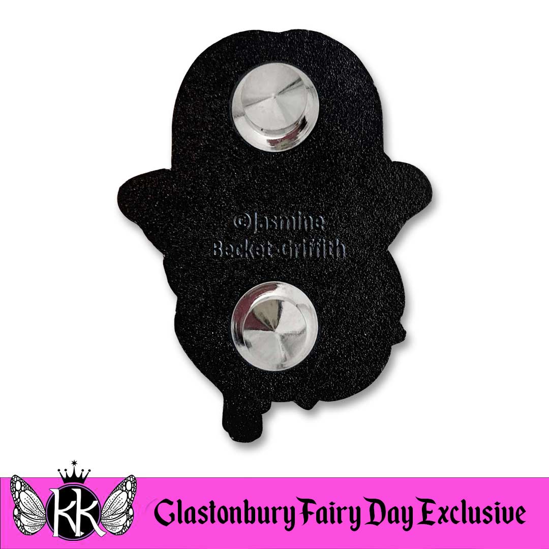 Tudor Rose Fairy Enamel Pin by Jasmine Becket-Griffith