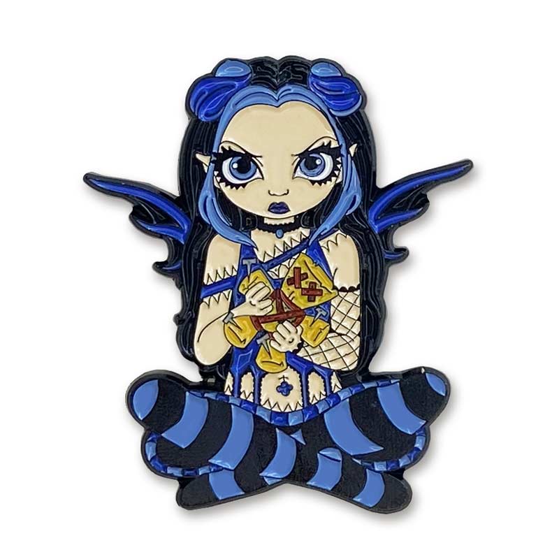 Enamel Pin Set: Wicked Tricksy & False by Jasmine Becket-Griffith