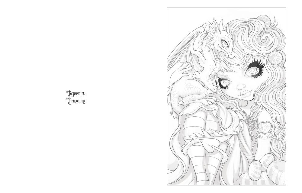 Dragonling Coloring Book by Jasmine Becket-Griffith