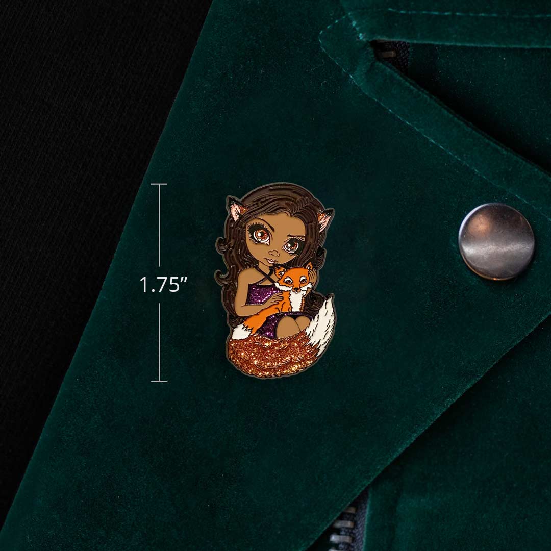 Fabulous Fox Fairy Pin by Jasmine Becket-Griffith