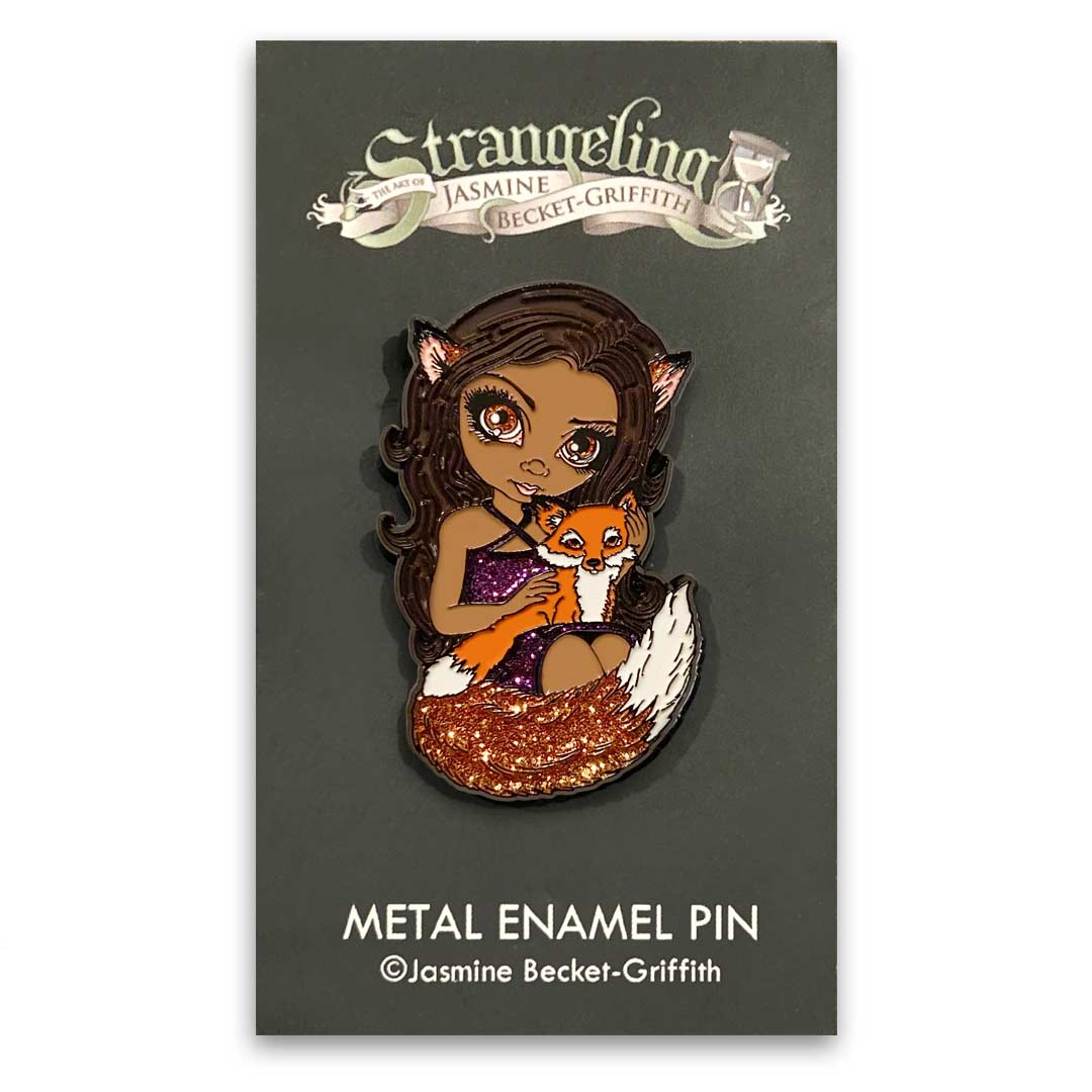 Fabulous Fox Fairy Pin by Jasmine Becket-Griffith