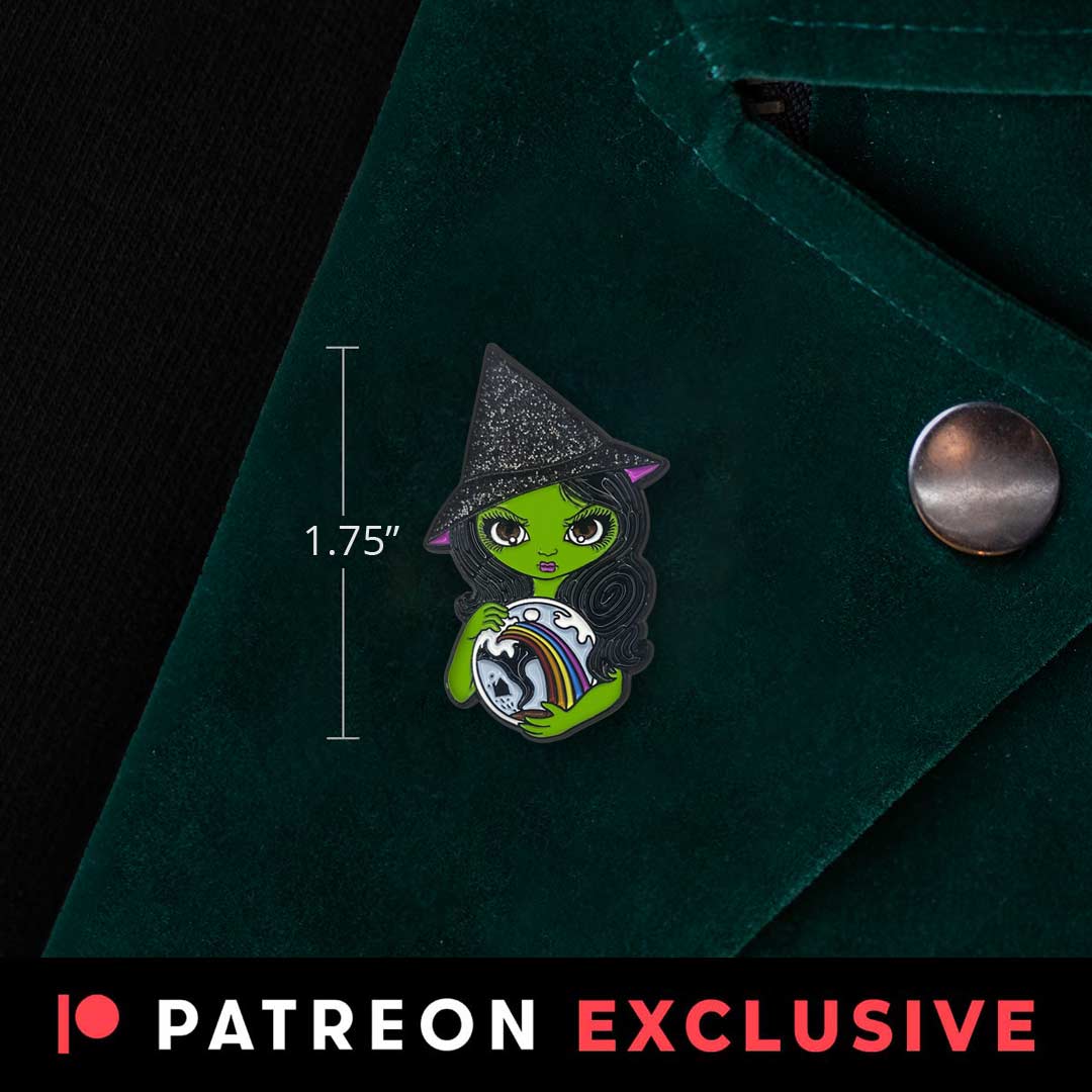 Wicked Witch of the West Enamel Pin by Jasmine Becket-Griffith