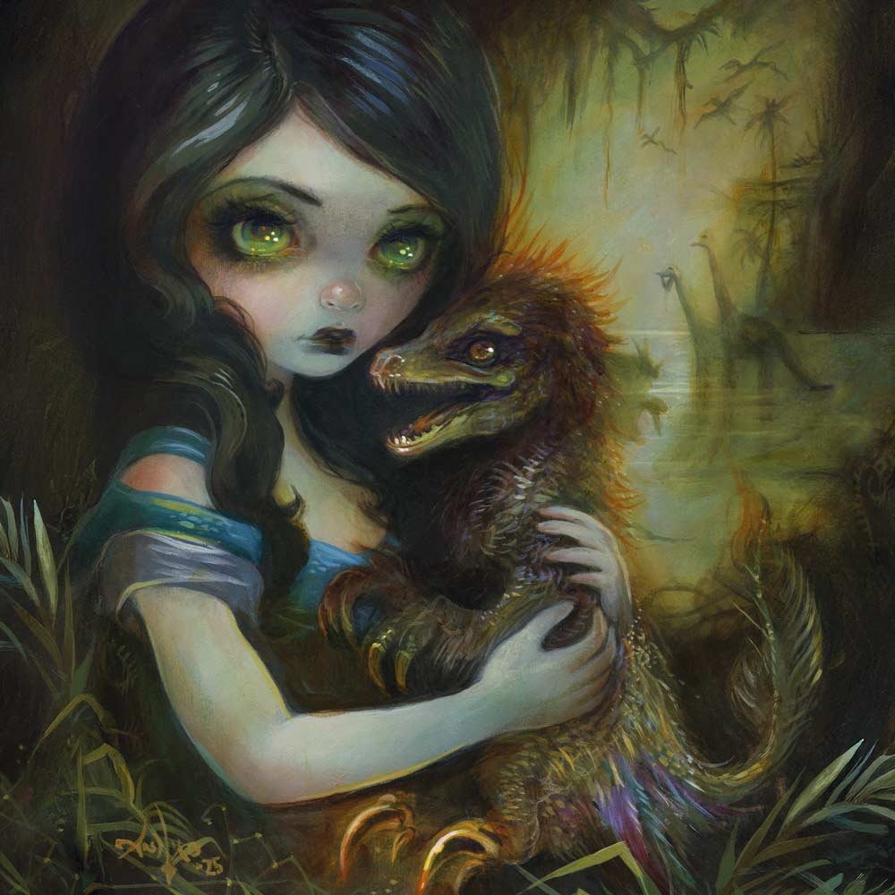 Canvas Cuties: My Deinonychus - Strangeling: The Art of Jasmine Becket ...